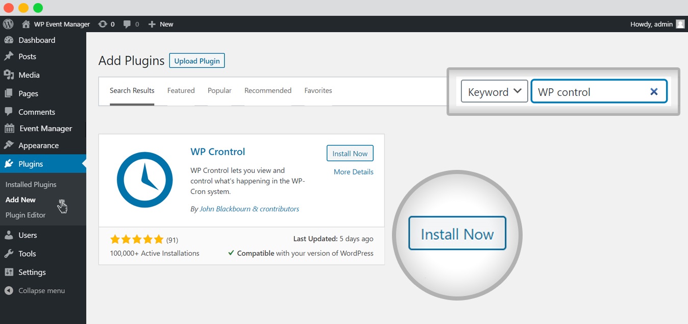 Cron Job For Schedules An Action Truly WP Event Manager